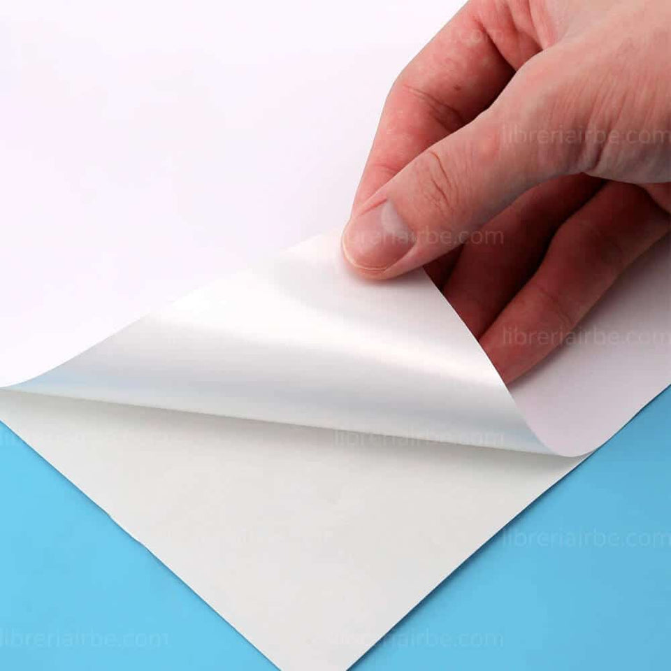Papel adhesivo para stickers, etiquetas e impresión | Arte Full